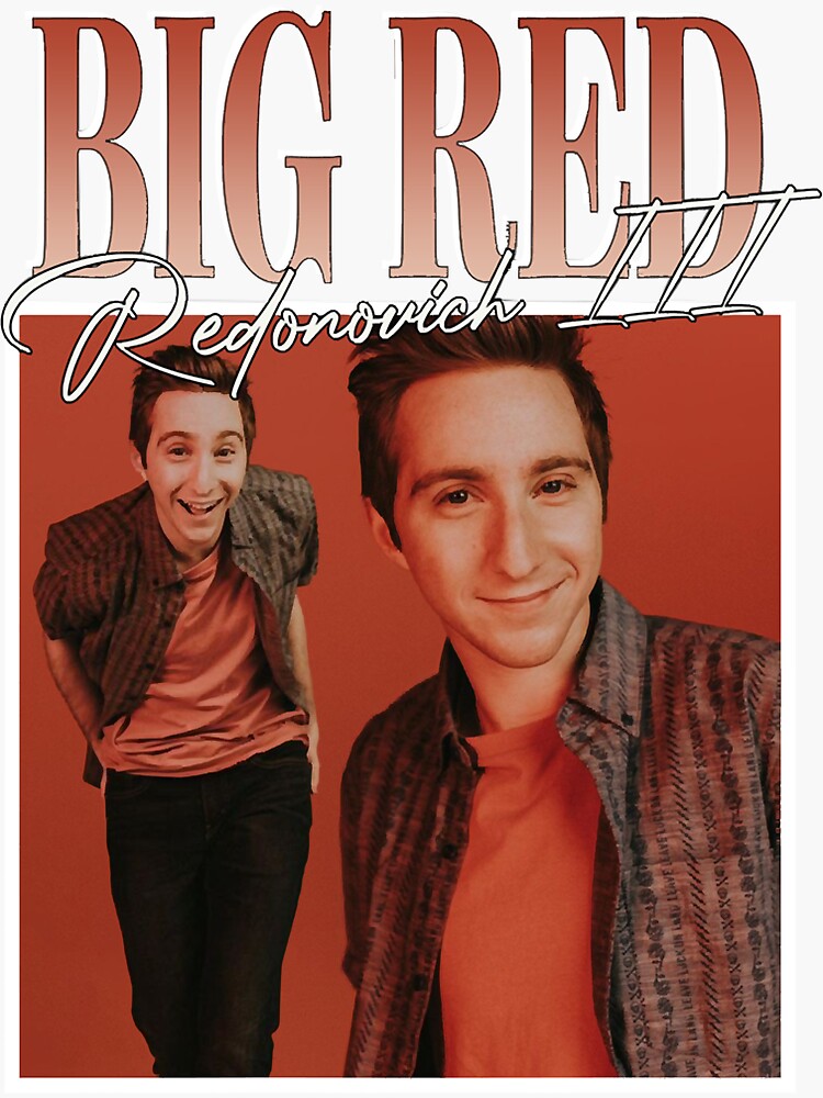 "Big red" Sticker for Sale by LisaJacquez | Redbubble