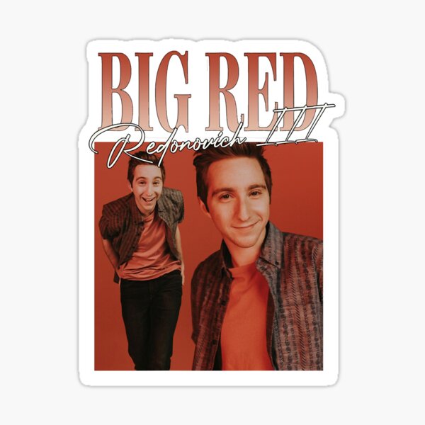 "Big red" Sticker for Sale by LisaJacquez | Redbubble