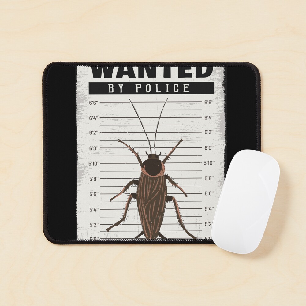 "Wanted roach mugshot funny pest" Poster for Sale by MollieCooper98 ...