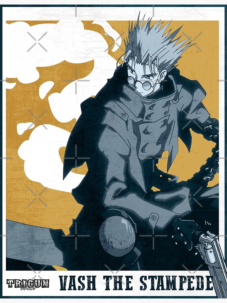 "The Humanoid Typhoon: Vash The Stampede" Poster for Sale by FioreRose ...