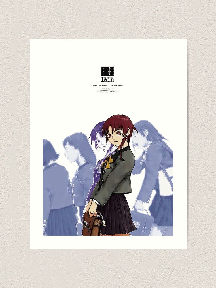 "Serial Experiments Lain PS1 " Art Print for Sale by leonardslcdo ...