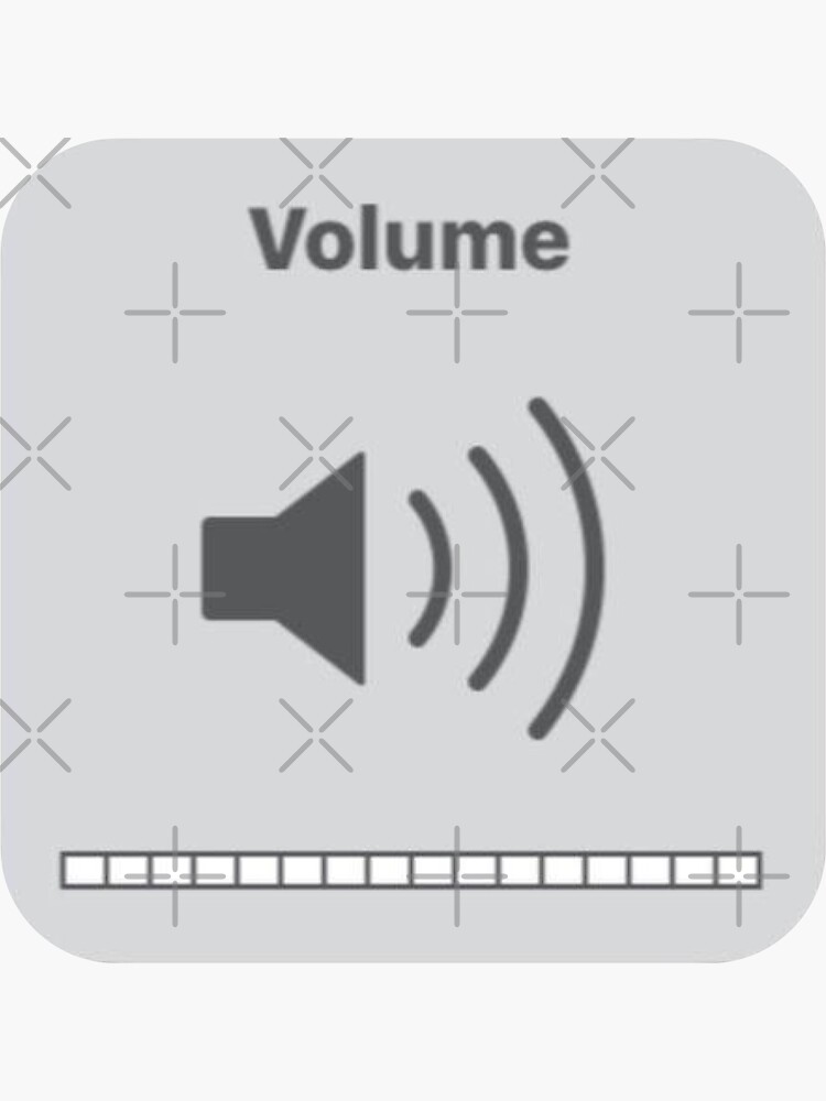 "Max Volume" Sticker for Sale by psychlych | Redbubble