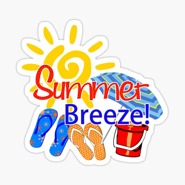 "Summer Breeze" Sticker for Sale by davelcarter | Redbubble