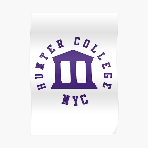 "Hunter College new york city Logo " Poster for Sale by MyUniversity ...