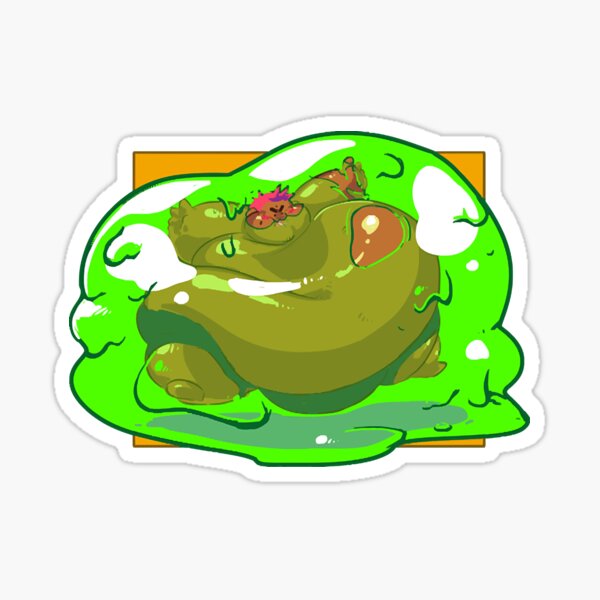 "slime attack " Sticker for Sale by MariaGonz41496 | Redbubble