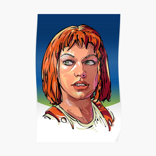 "Leeloo" Poster by n-abakumov | Redbubble