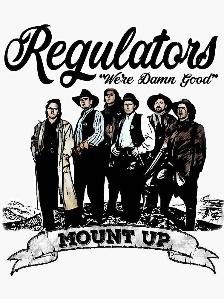 "Regulators" Sticker for Sale by christenpelbr | Redbubble