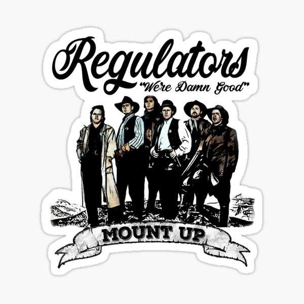 "Regulators" Sticker for Sale by christenpelbr | Redbubble