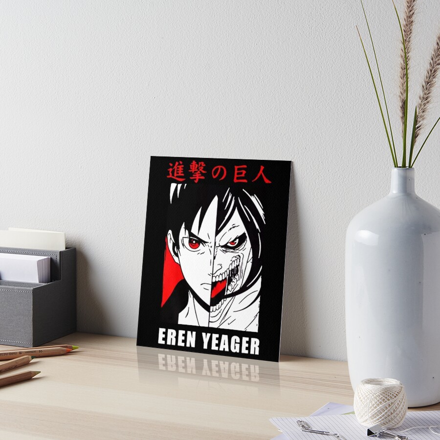 "Shingeki no kyojin - Eren Yeager" Art Board Print for Sale by ...