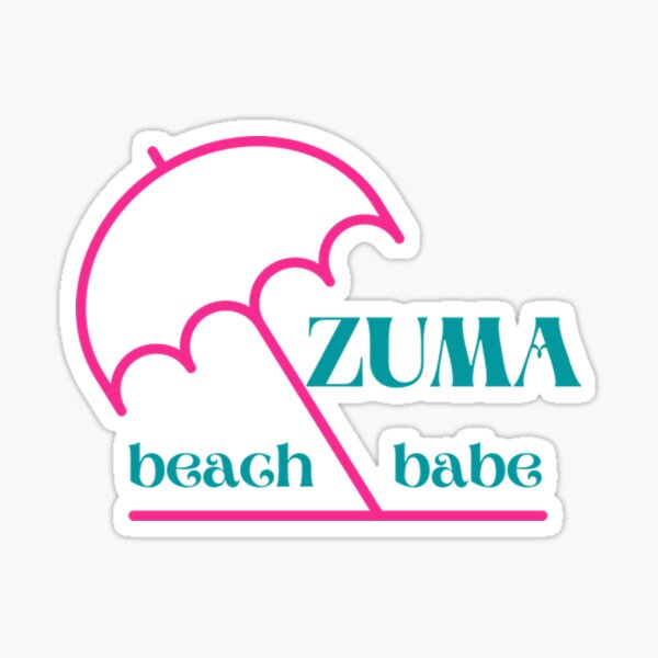 "Zuma Beach Babe California" Sticker for Sale by PiterPhoz | Redbubble