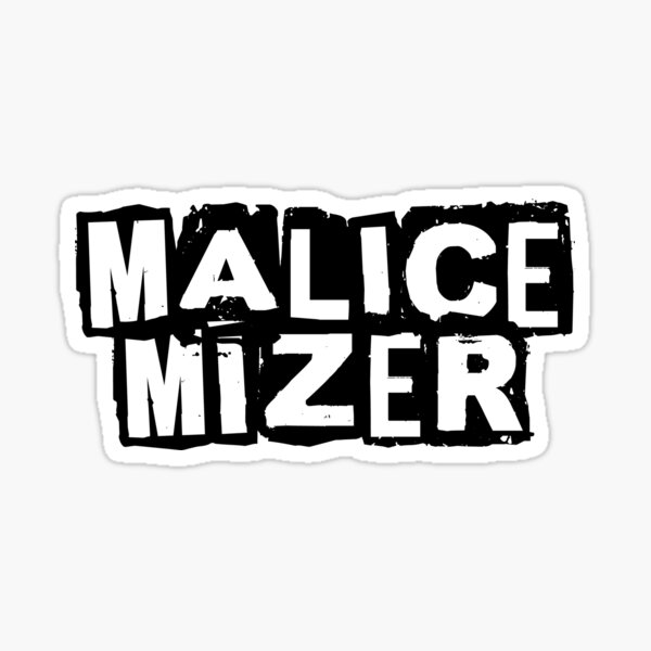"Malice Mizer" Sticker for Sale by justabunstudio | Redbubble
