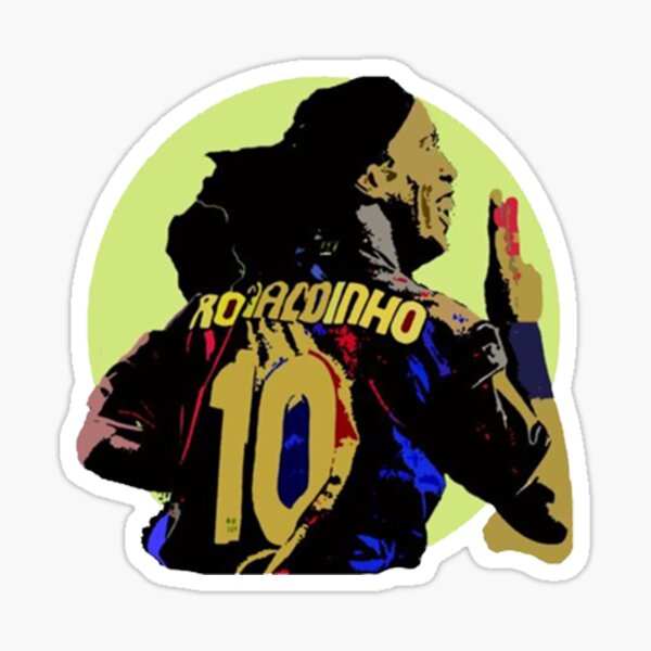 "Ronaldinho" Sticker for Sale by MohammadGlov23 | Redbubble