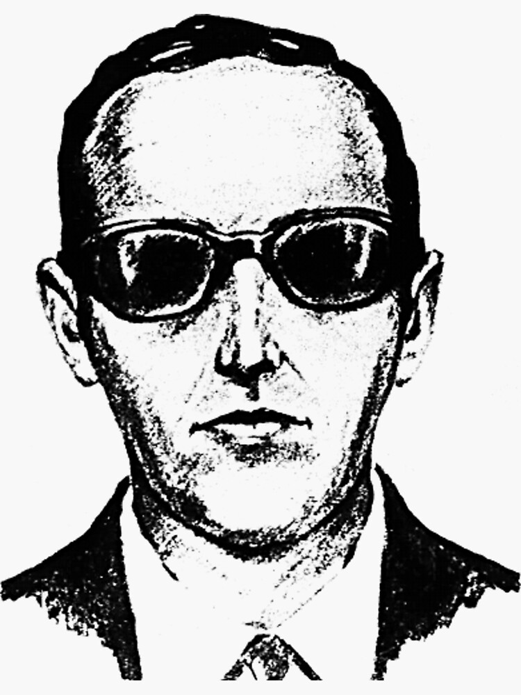 "db cooper" Sticker for Sale by NataliArts | Redbubble