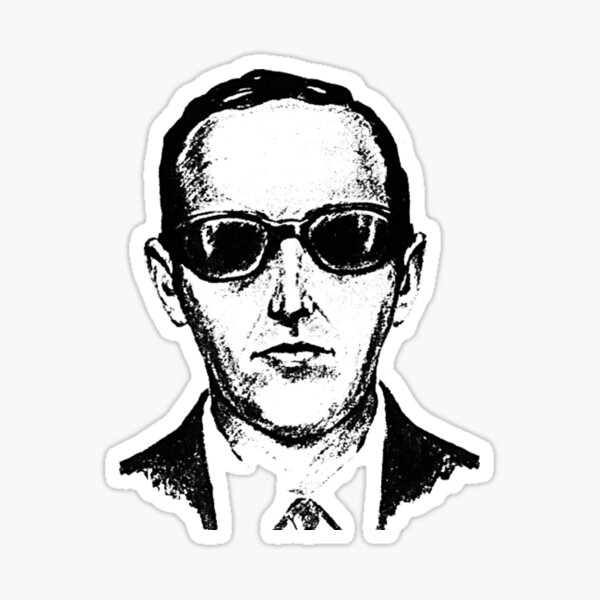 "db cooper" Sticker for Sale by NataliArts | Redbubble