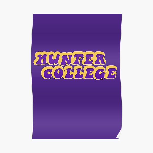 "Hunter College new york city Logo" Poster for Sale by MyUniversity ...