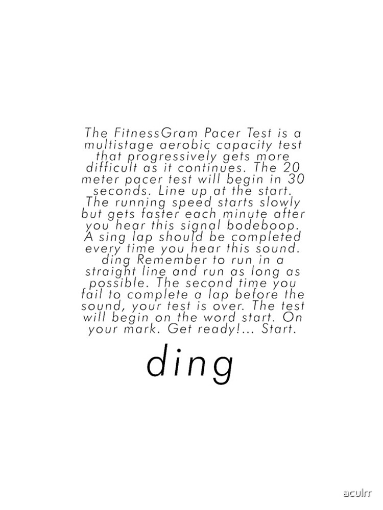 "fitnessgram pacer test (bleep test) copypasta meme" iPhone Case for ...