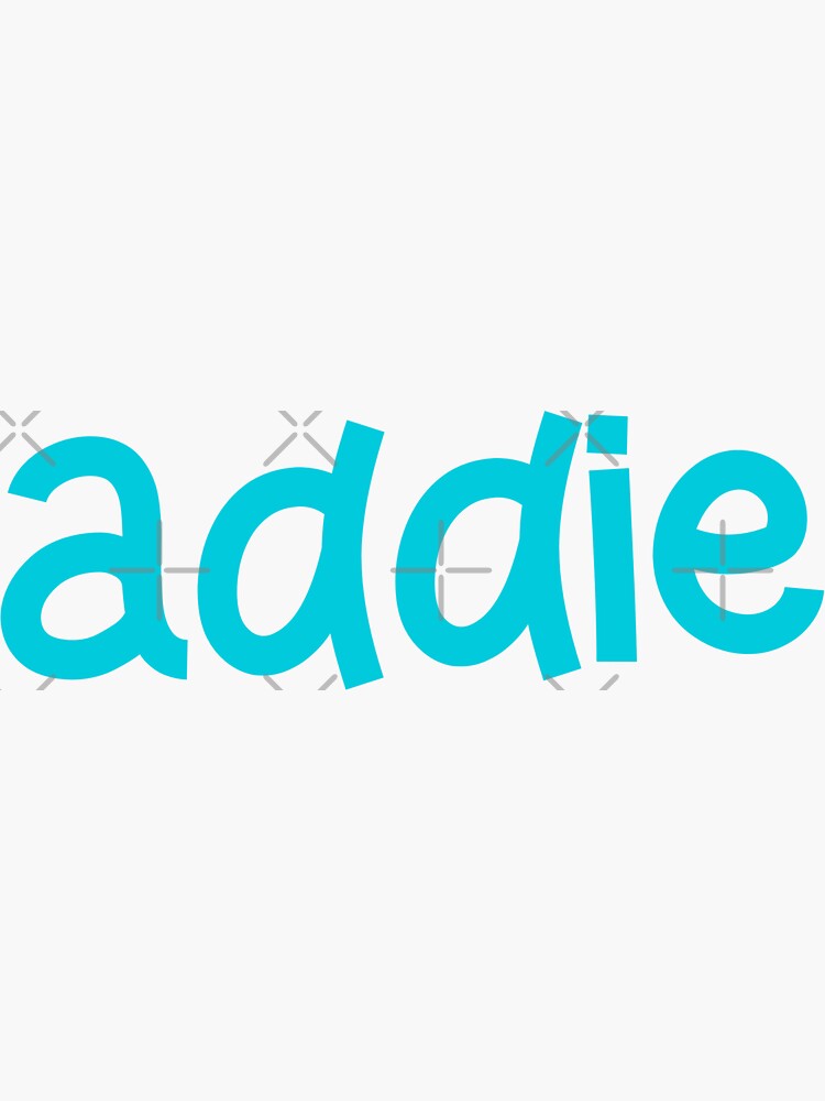 "Addie, Funny Cool Best color art" Sticker for Sale by artdragongift ...