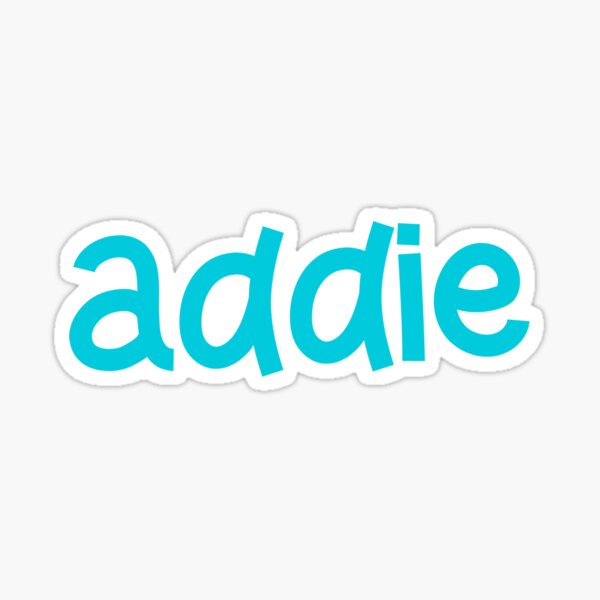 "Addie, Funny Cool Best color art" Sticker for Sale by artdragongift ...