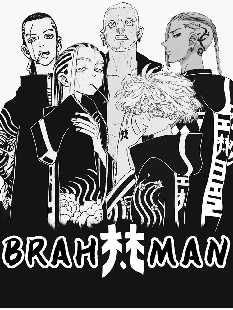 "Tokyo Avengers Brahman" Sticker for Sale by Bunniesowo | Redbubble