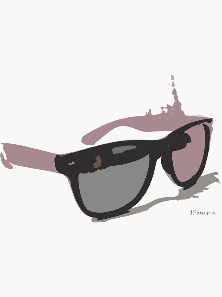 "Pink Specs" Sticker by JFkearns | Redbubble
