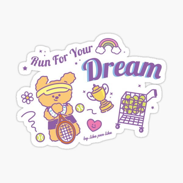 " Tennis King RURU " Sticker for Sale by likperlike | Redbubble