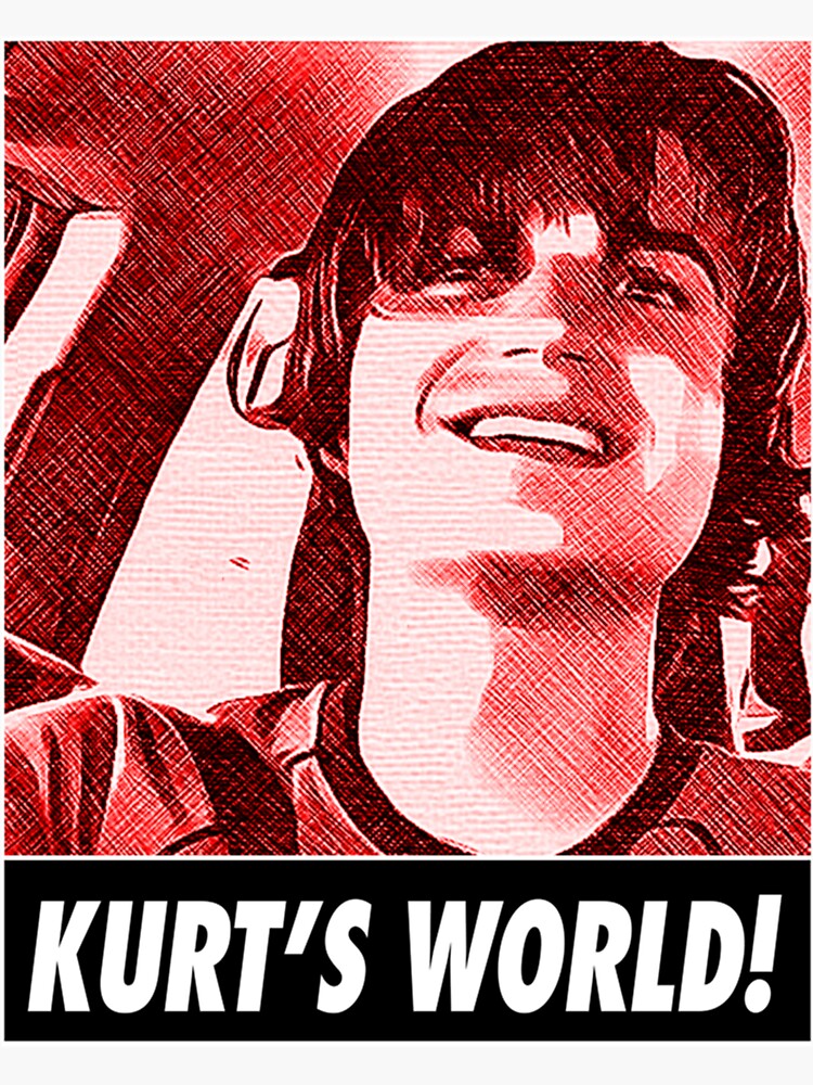 "kurt kunkle spree joe keery KURT’S WORLD v5 " Sticker for Sale by ...