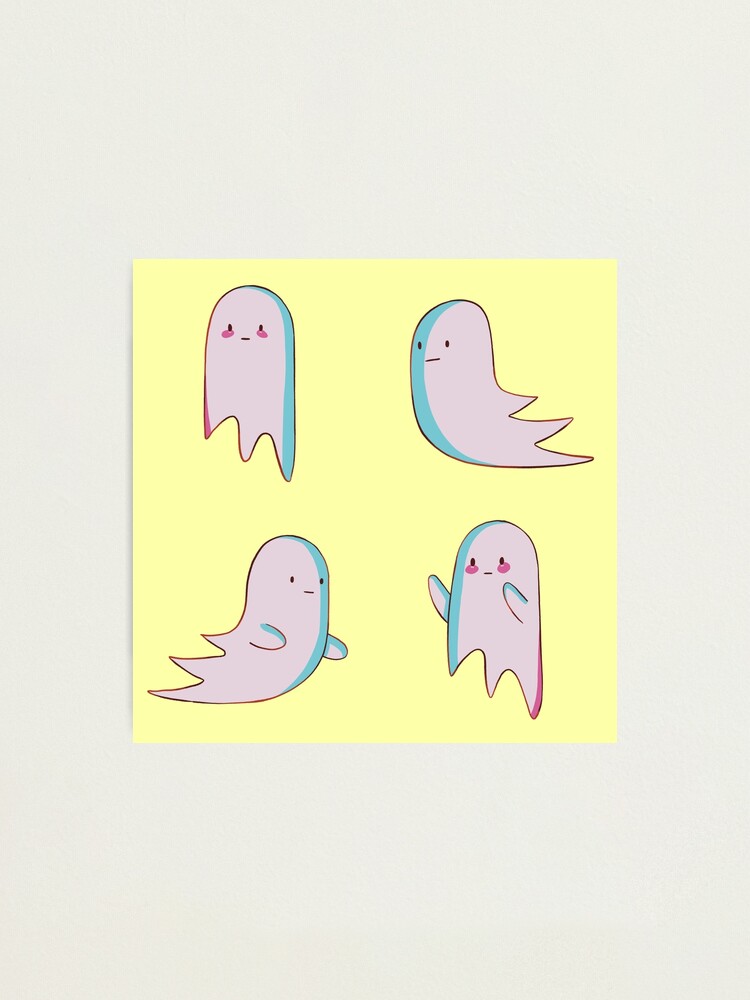 "3D highlights • neutral faced ghost friends • cute ghost pack ...
