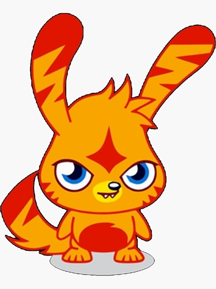 "monster moshi katsuma poppet" Sticker for Sale by MustafaEder | Redbubble