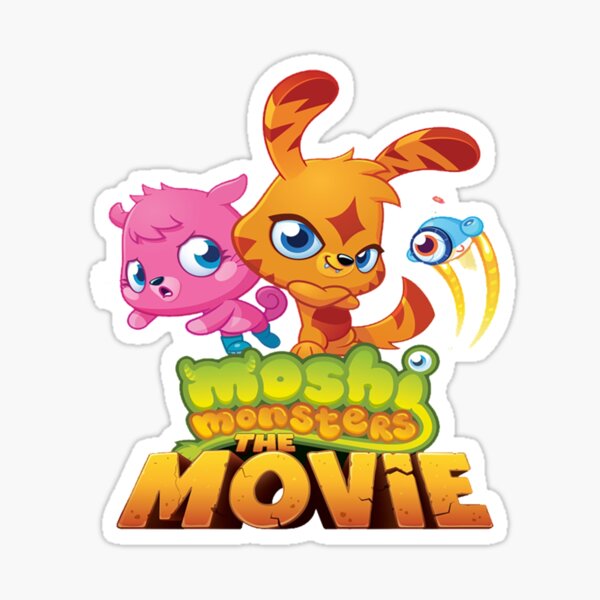 "Moshi Monsters The Movie" Sticker for Sale by MustafaEder | Redbubble