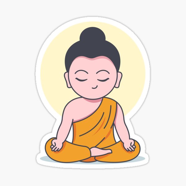 "Buddha" Sticker for Sale by arawin9 | Redbubble