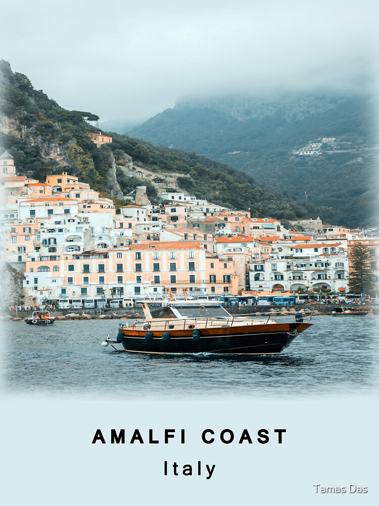 " Blue Amalfi Coast Italy" Sticker for Sale by sibudas | Redbubble