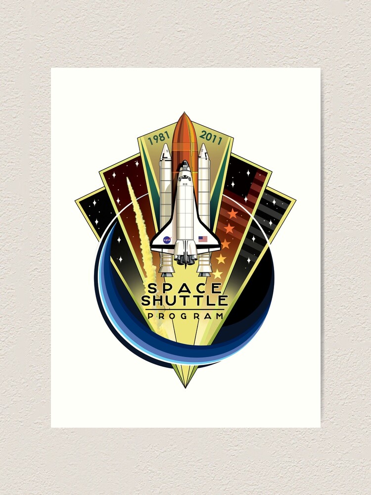 "Shuttle Program Commemorative Patch" Art Print for Sale by Quatrosales | Redbubble