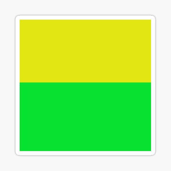 "Yellow and green horizontally pattern" Sticker for Sale by Adogy ...