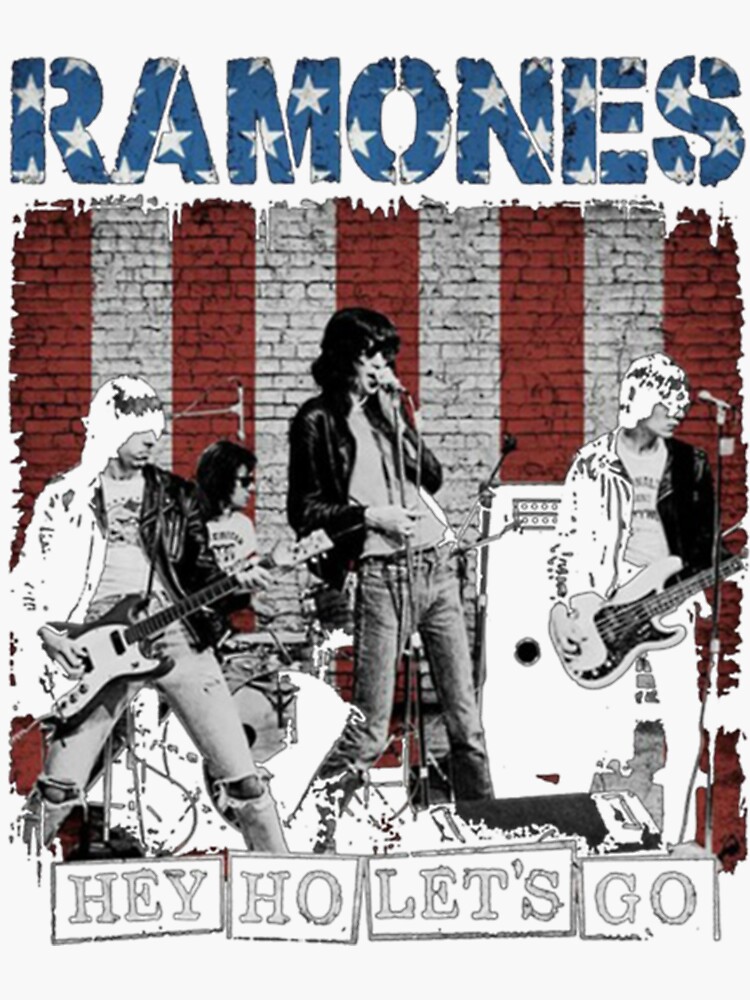 "hey ho lets go Classic" Sticker for Sale by TravisNey | Redbubble