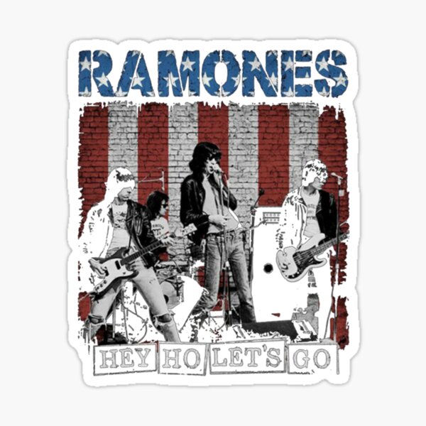 "hey ho lets go Classic" Sticker for Sale by TravisNey | Redbubble