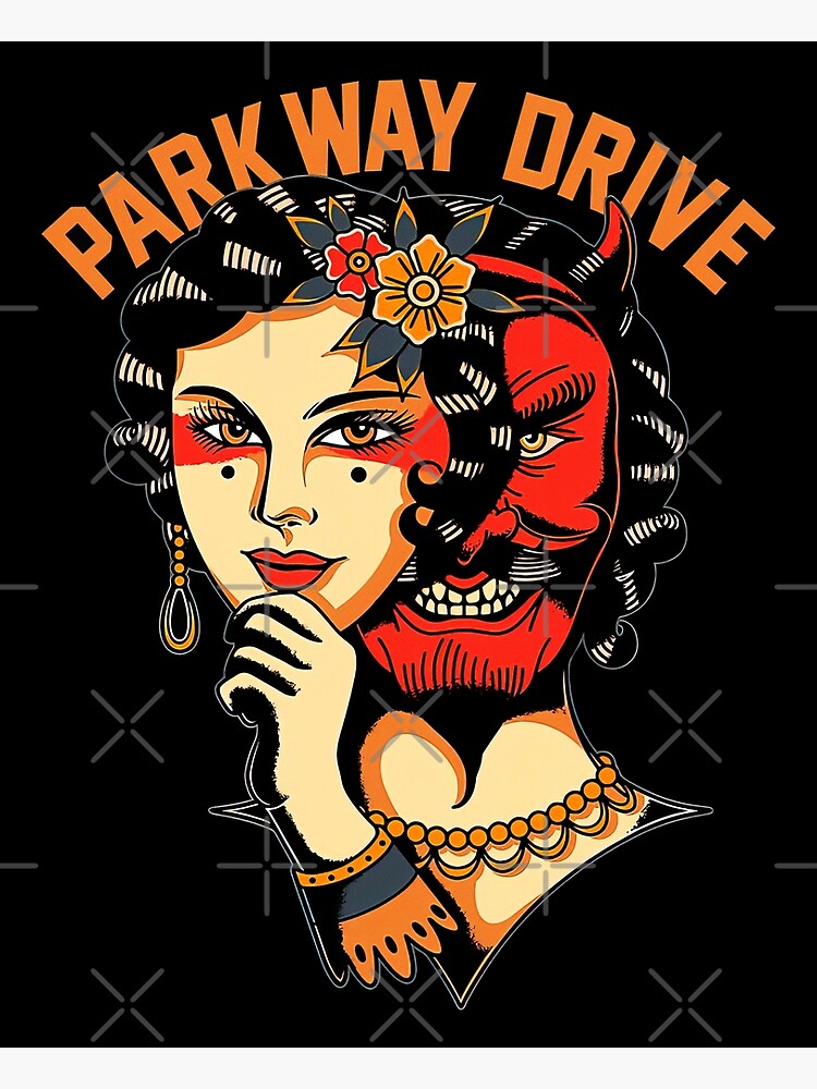 "the devil behind beauty girl" Poster for Sale by Tiondes1981 | Redbubble