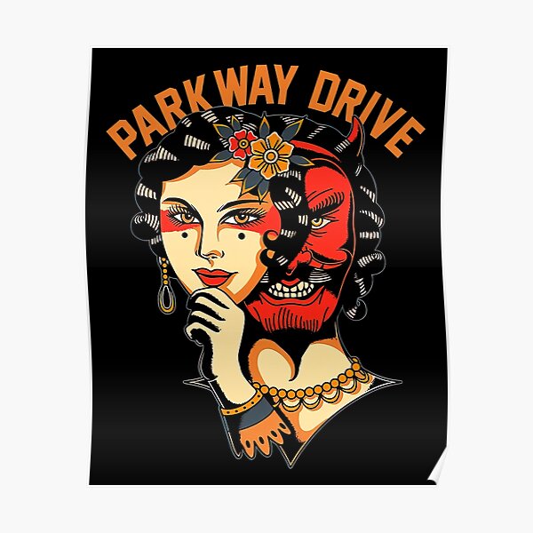 "the devil behind beauty girl" Poster for Sale by Tiondes1981 | Redbubble