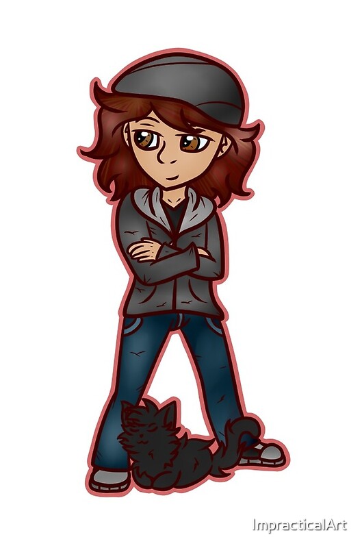 "(Impractical Jokers) Q and Benjamin Cat" by ImpracticalArt | Redbubble