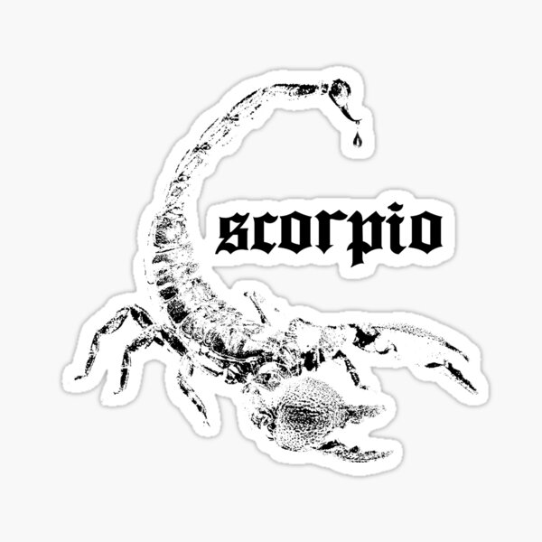 "Scorpio Scorpion" Sticker for Sale by emhua | Redbubble