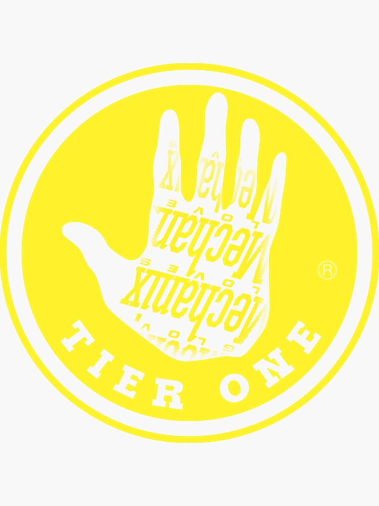 "TIER ONE for black background T-Shirt" Sticker for Sale by Krebsy76 ...