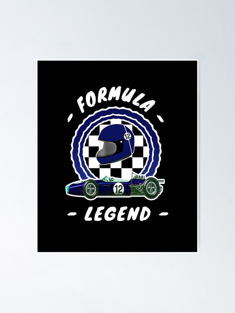 "Formula Legend / Racing Cars / Classic / Motorsport" Poster for Sale ...