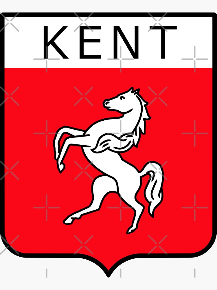 "Kent Shield" Sticker for Sale by sirglennbo | Redbubble