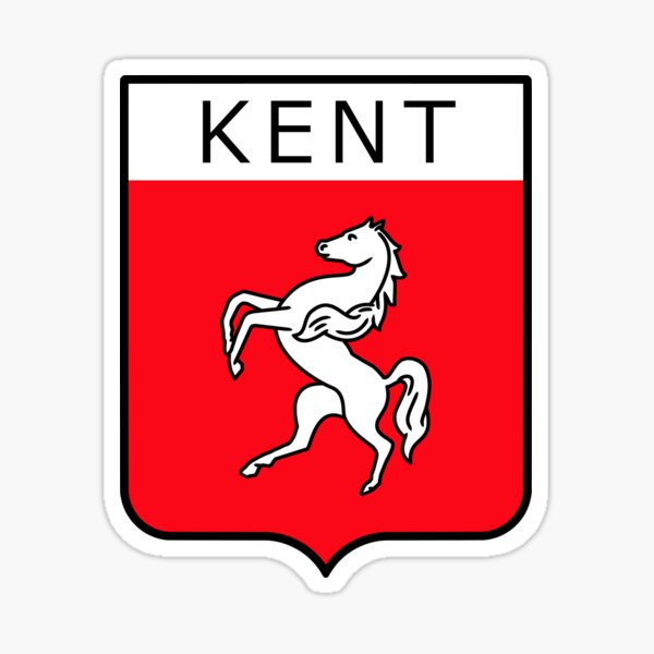 "Kent Shield" Sticker for Sale by sirglennbo | Redbubble