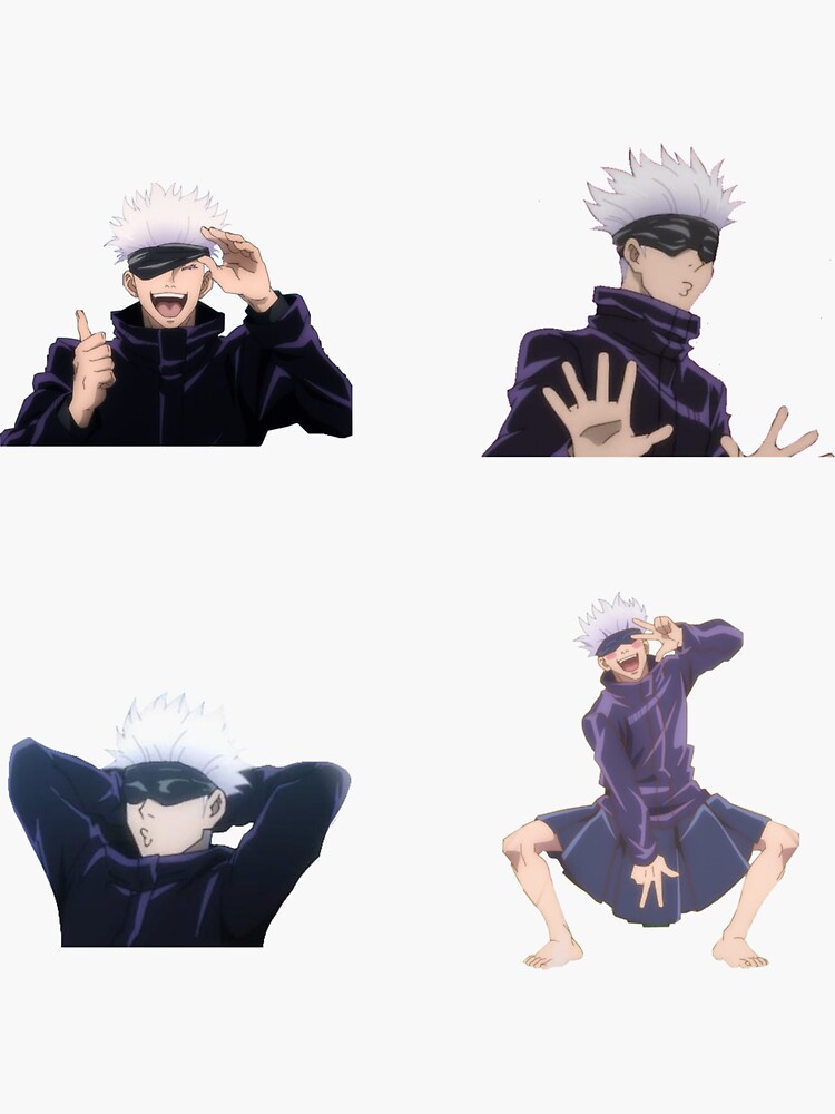 "Gojo Satoru pack- Jujutsu kaisen pack " Sticker for Sale by ...