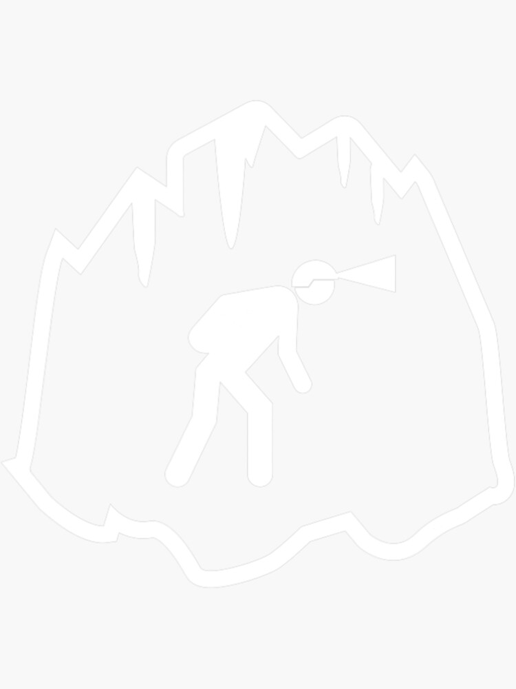 "Spelunking Caver Cavers Cave Spelunker Caving Hobby Explorer" Sticker ...