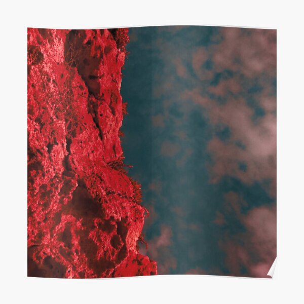 "Red Rocks" Poster for Sale by DarNiz | Redbubble