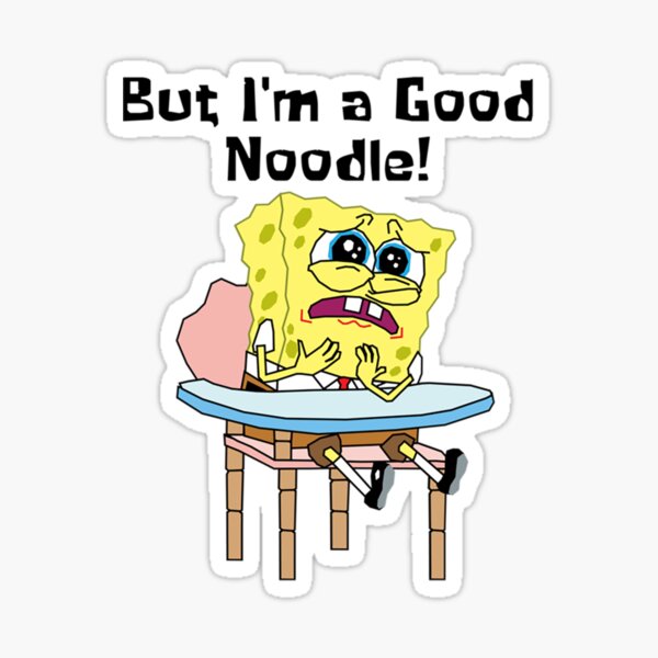 "Mademark x - But I Am A Good Noodle Back To School Hoodie" Sticker for ...