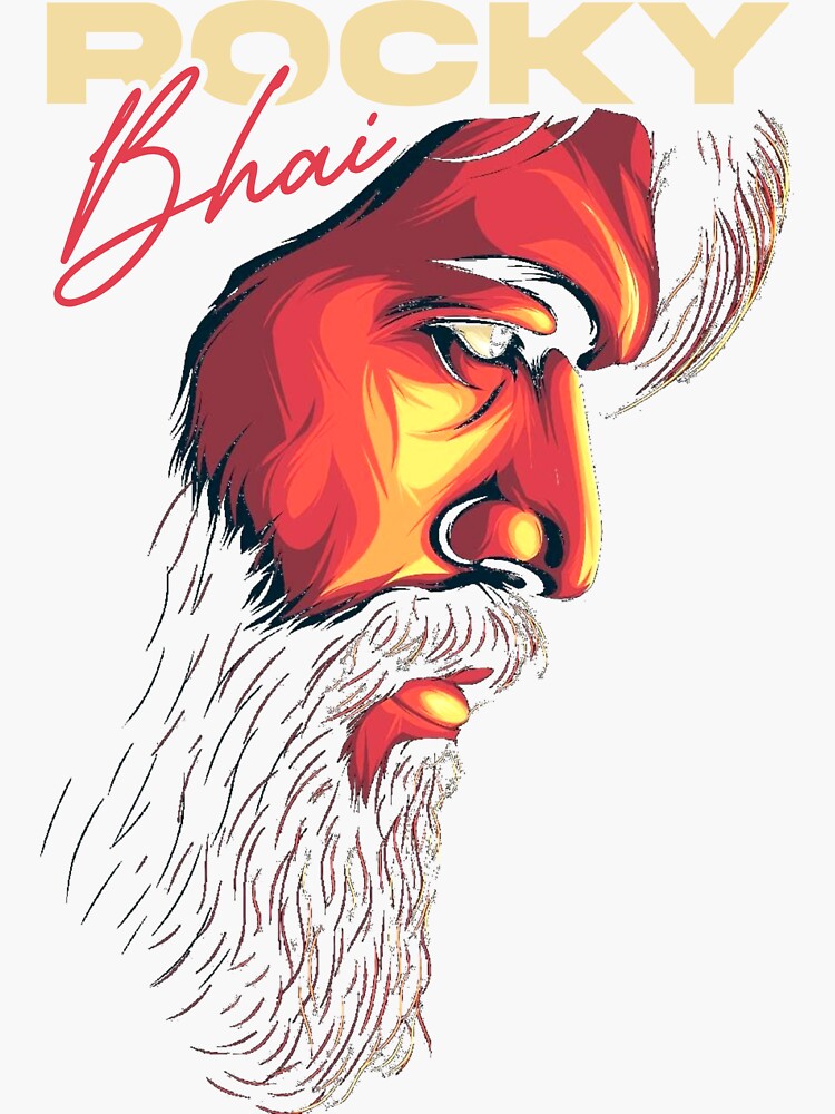 "KGF - FILM" Sticker for Sale by Haylechmitt | Redbubble