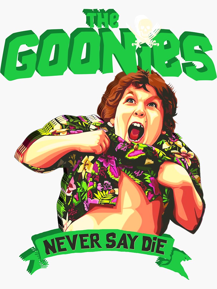 "The Goonies Art" Sticker for Sale by AaronHahn | Redbubble