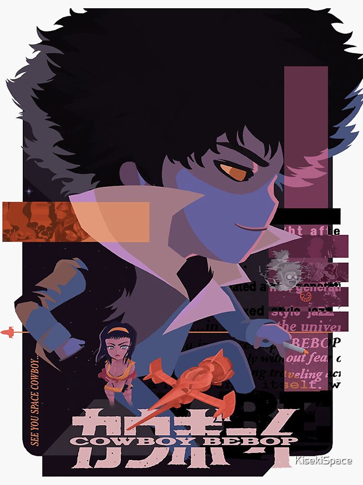 "Cowboy Bebop Vector" Sticker for Sale by KisekiSpace | Redbubble